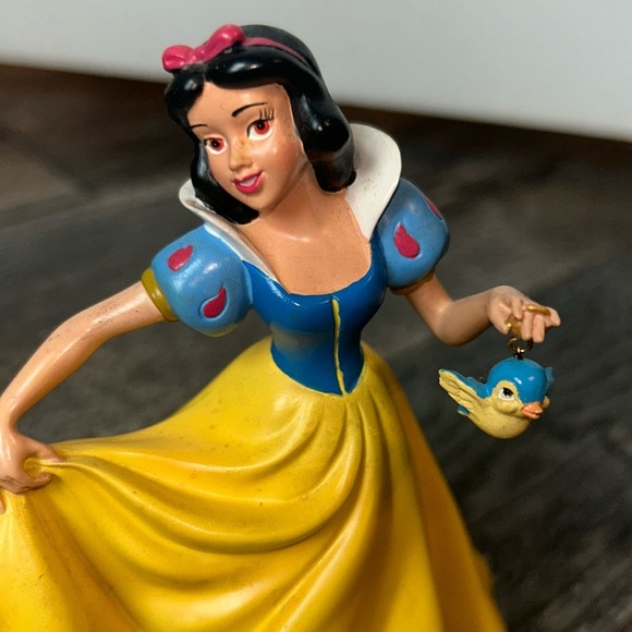 Disney | Toys | Snow White Yellow Dress Dangling Blue Bird Life ...